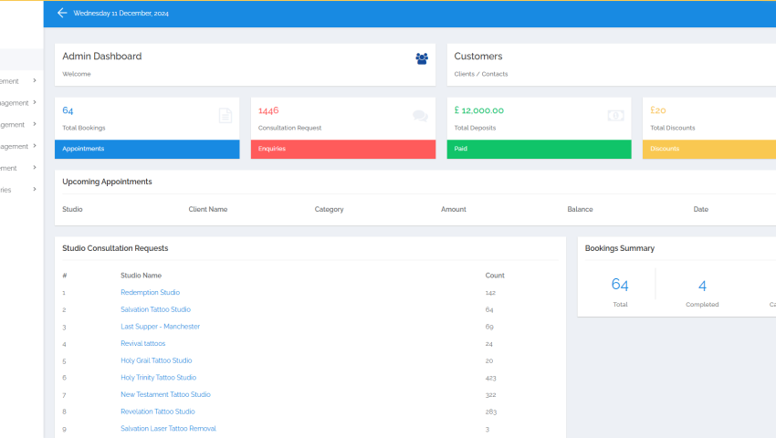 International Artist Agency Booking CRM